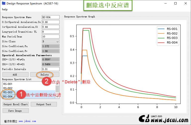 [软件][案例] SPECT_ASCE Manual and Example: ASCE 7 Design Response Spectrum Curve [SPECT_ASCE手册及案例 ...